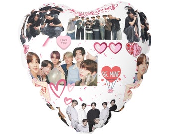 Enhypen and BTS Inspired Mylar Balloon 11, Happy Birthday Balloon, BTS ...