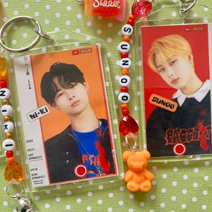 Enhypen Inspired Double Sided Bias Keychains, Manifesto, Sunghoon, Jay ...