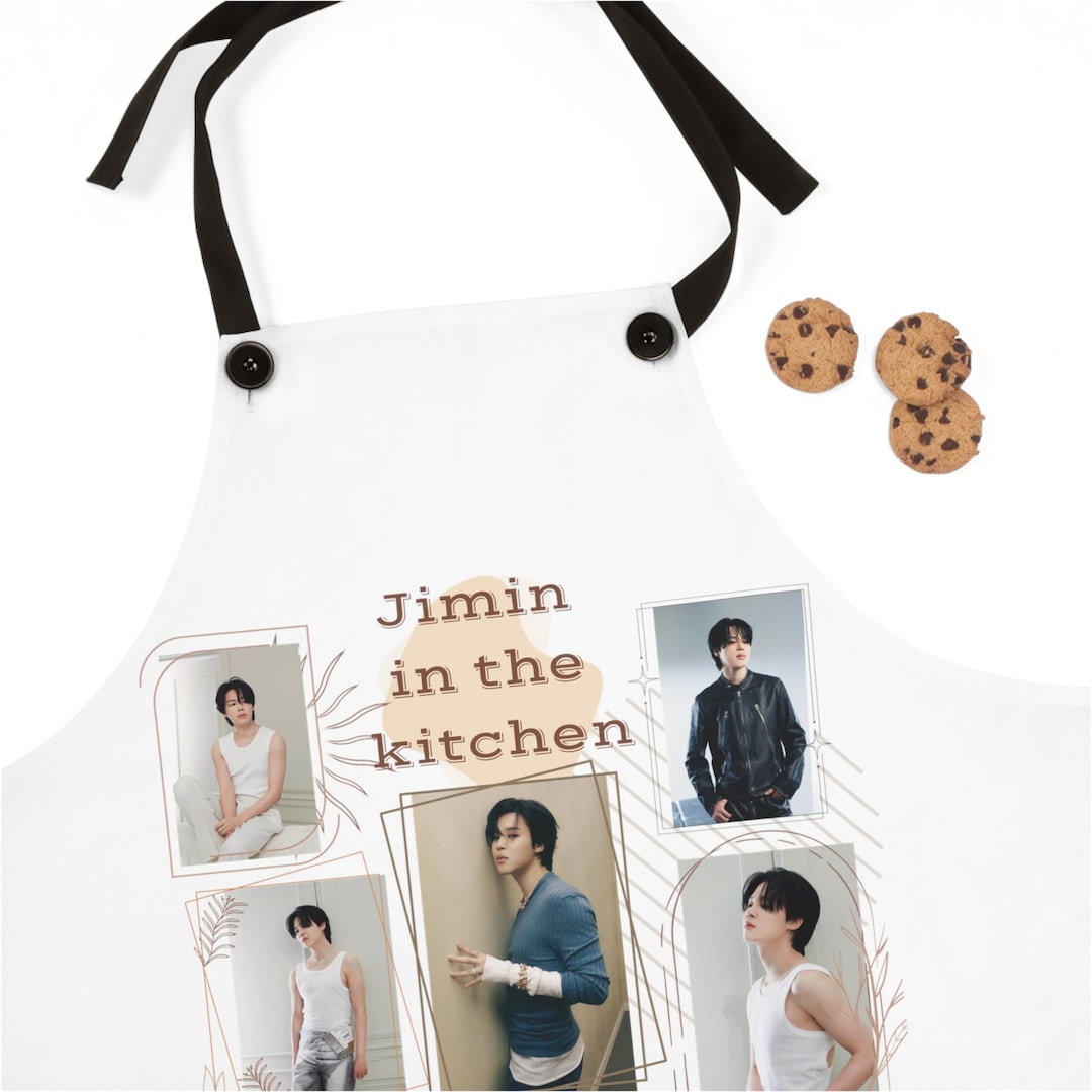 BTS Jimin in the Kitchen Apron Cooking Apron Baking Kpop - Etsy