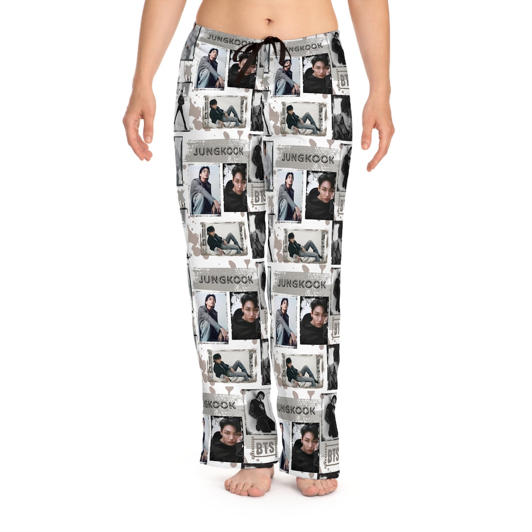 Kpop BTS Jungkook Womens Pajama Pants, Kpop Pajama Pants, K-pop Pajamas ...