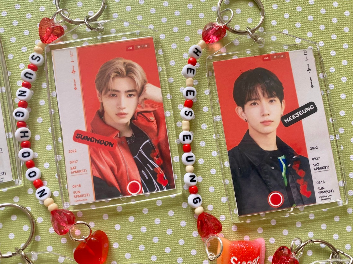 Enhypen Inspired Double Sided Bias Keychains - Etsy