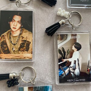 Agust D Double Sided Keychains, Kpop Keychains, Agust D Keychain ...