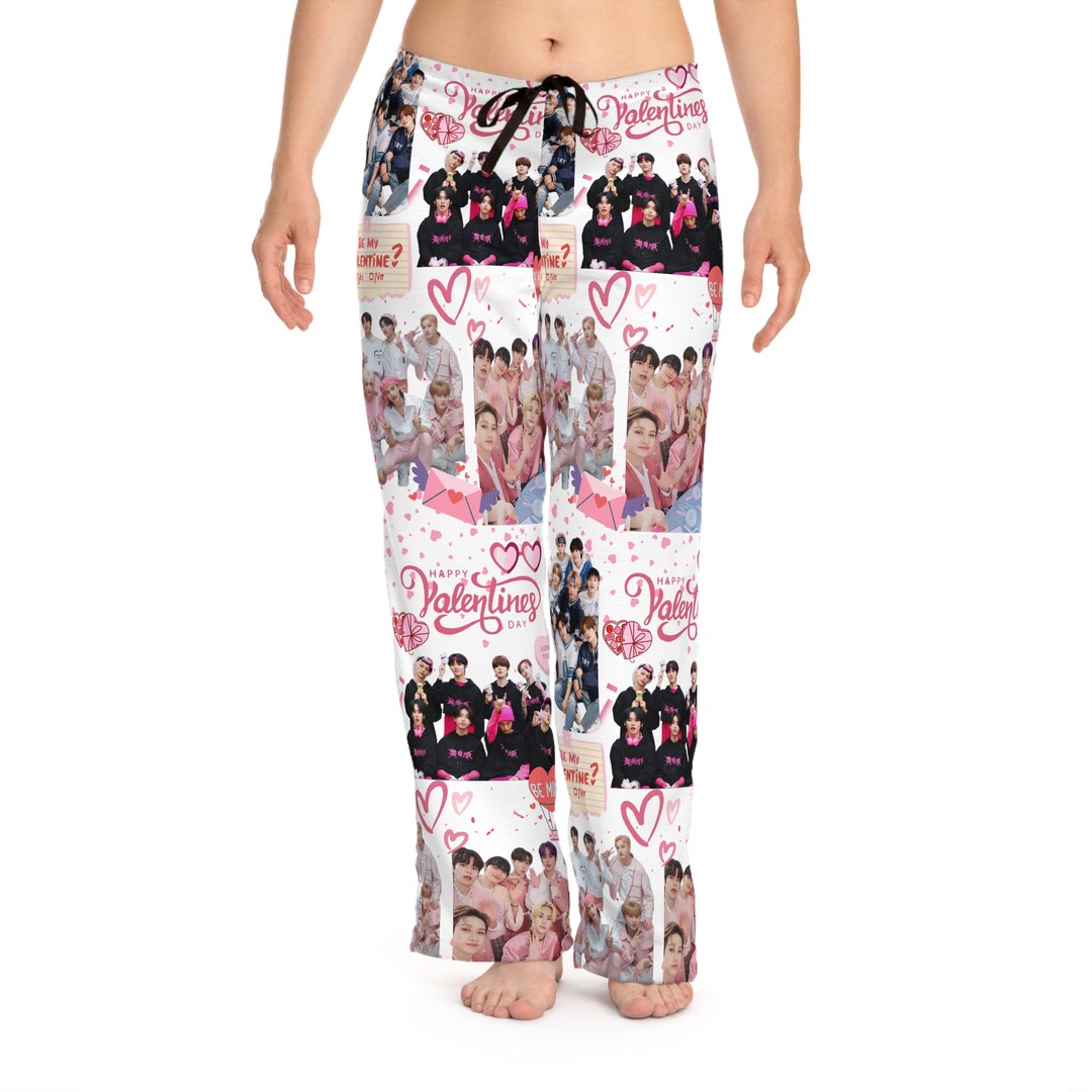 Stray Kids Valentines Day Womens Pajama Pants, Kpop Pajama Pants, K-pop ...