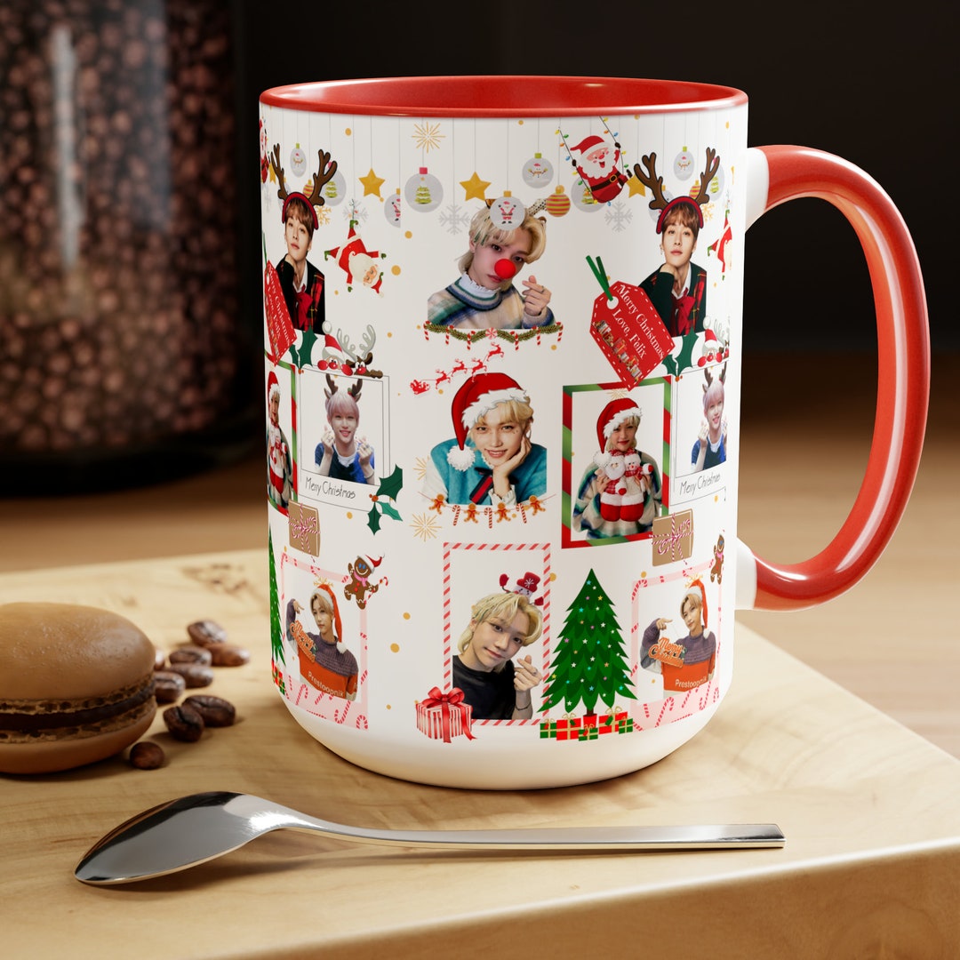 Stray Kids Inspired Felix 15 Oz Mug, Christmas Mug, Coffee Cup, Kpop ...