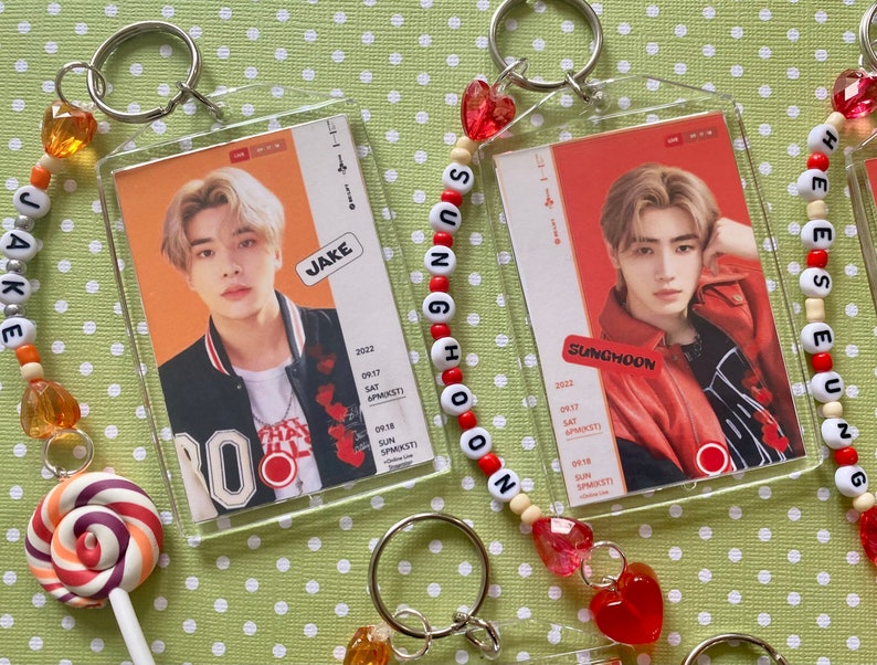 Enhypen Inspired Double Sided Bias Keychains - Etsy