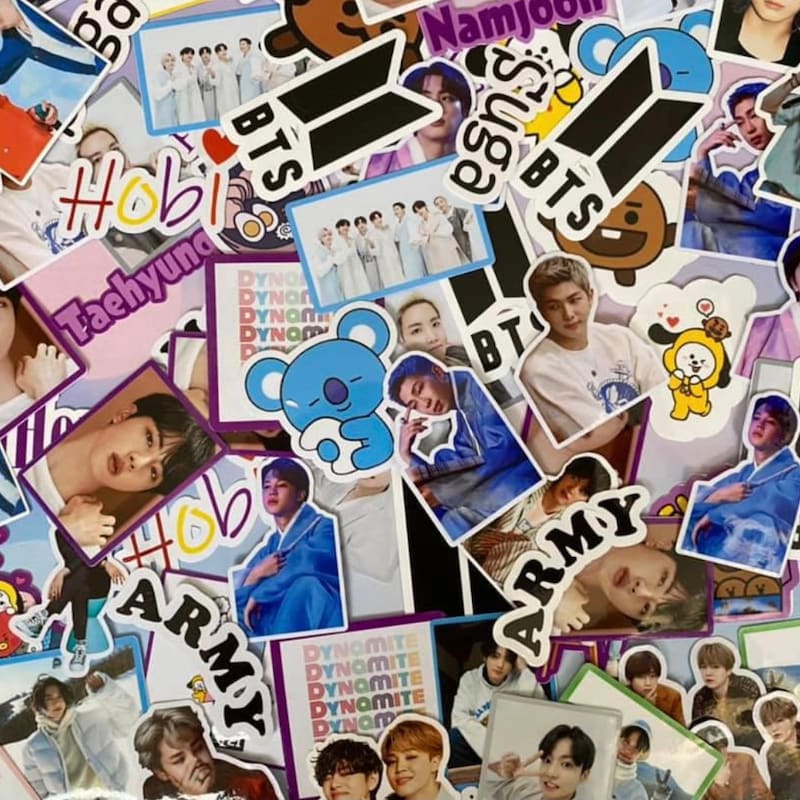 Bts Stickers - Etsy