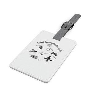 BTS Inspired Living Life Jungkookie Style Luggage Tag, Luggage Tag ...