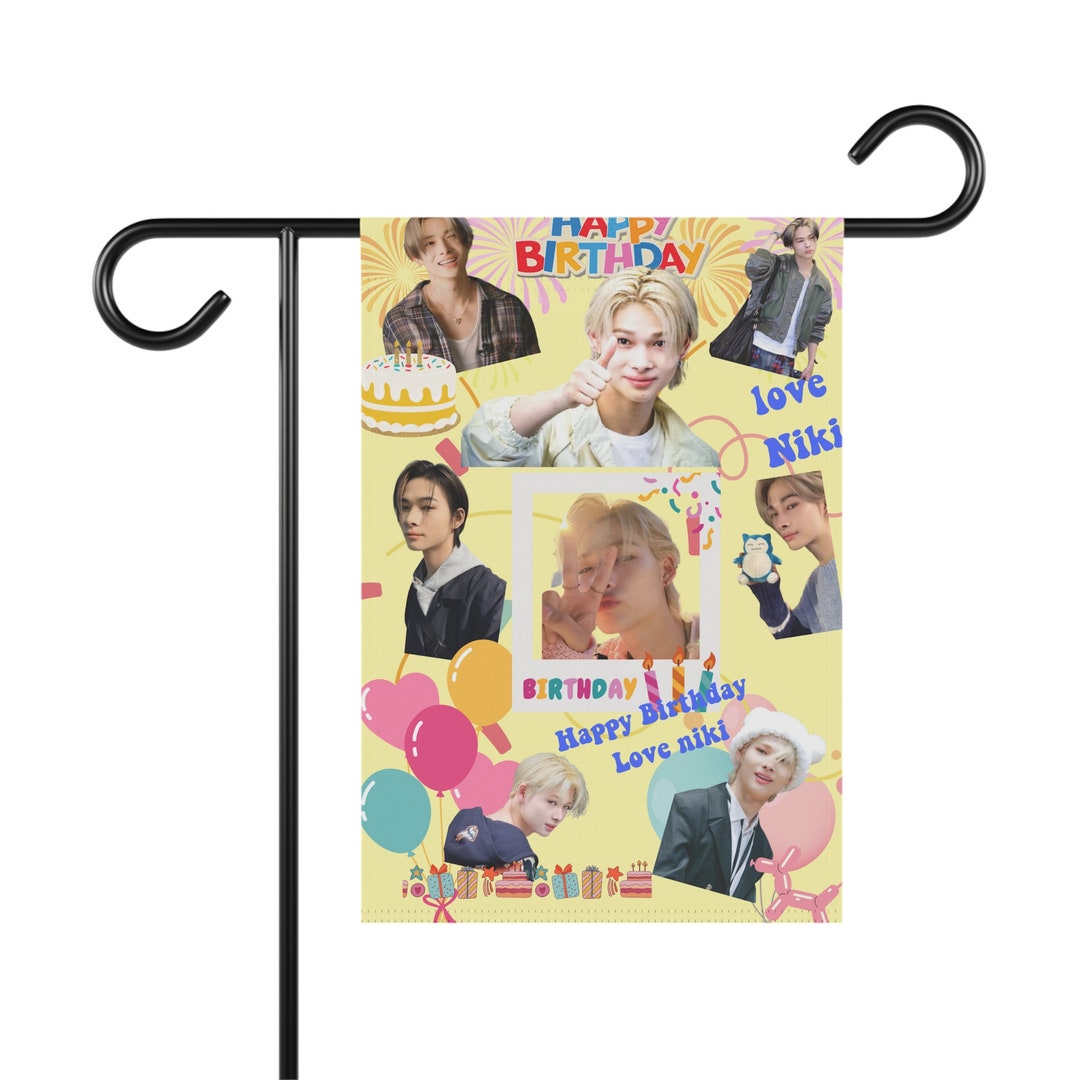 Enhypen Inspired Niki Happy Birthday Outdoor Yard and House Banner ...