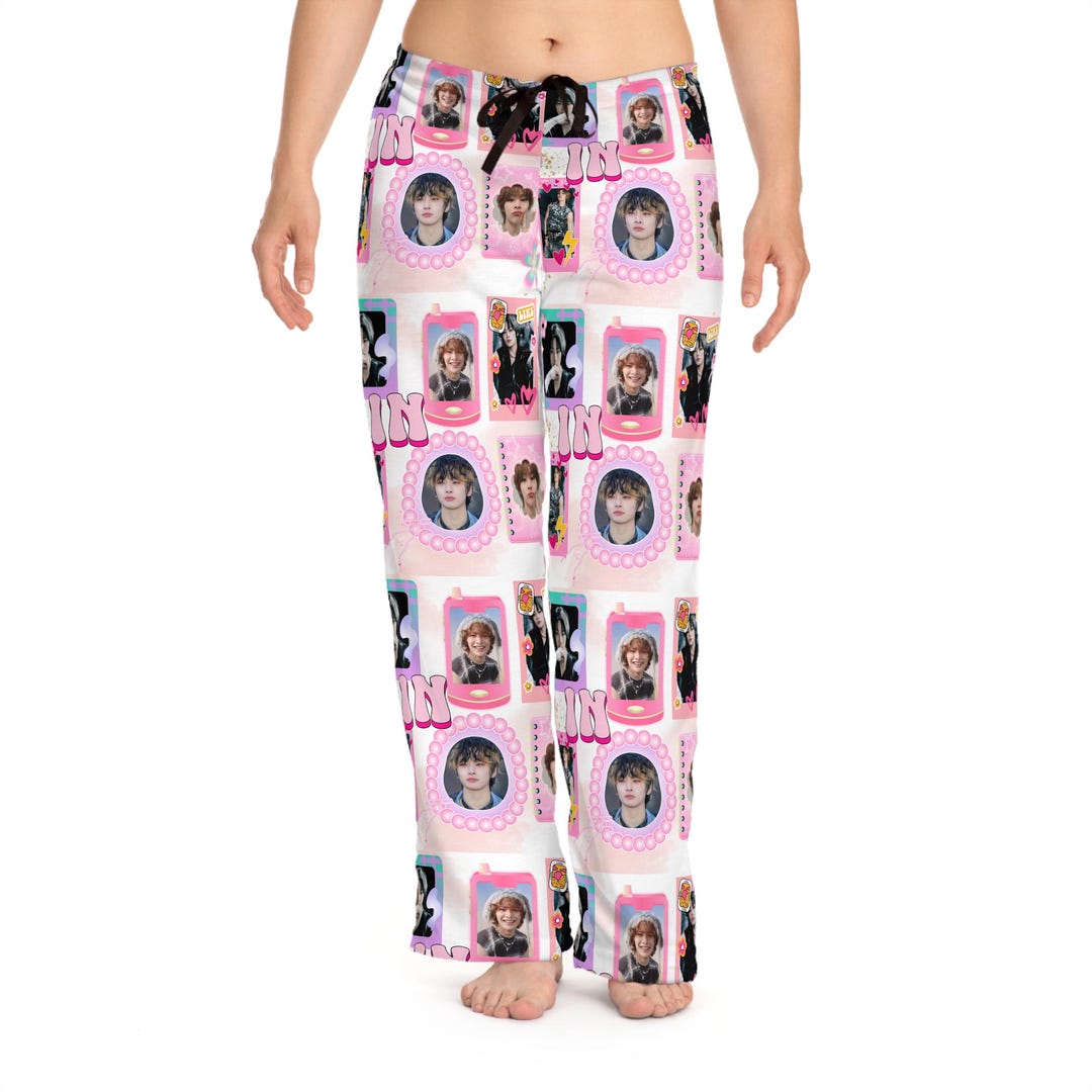 Stray Kids Jeongin I.N. Teens Womens Pajama Pants, Kpop Holiday Pajama ...