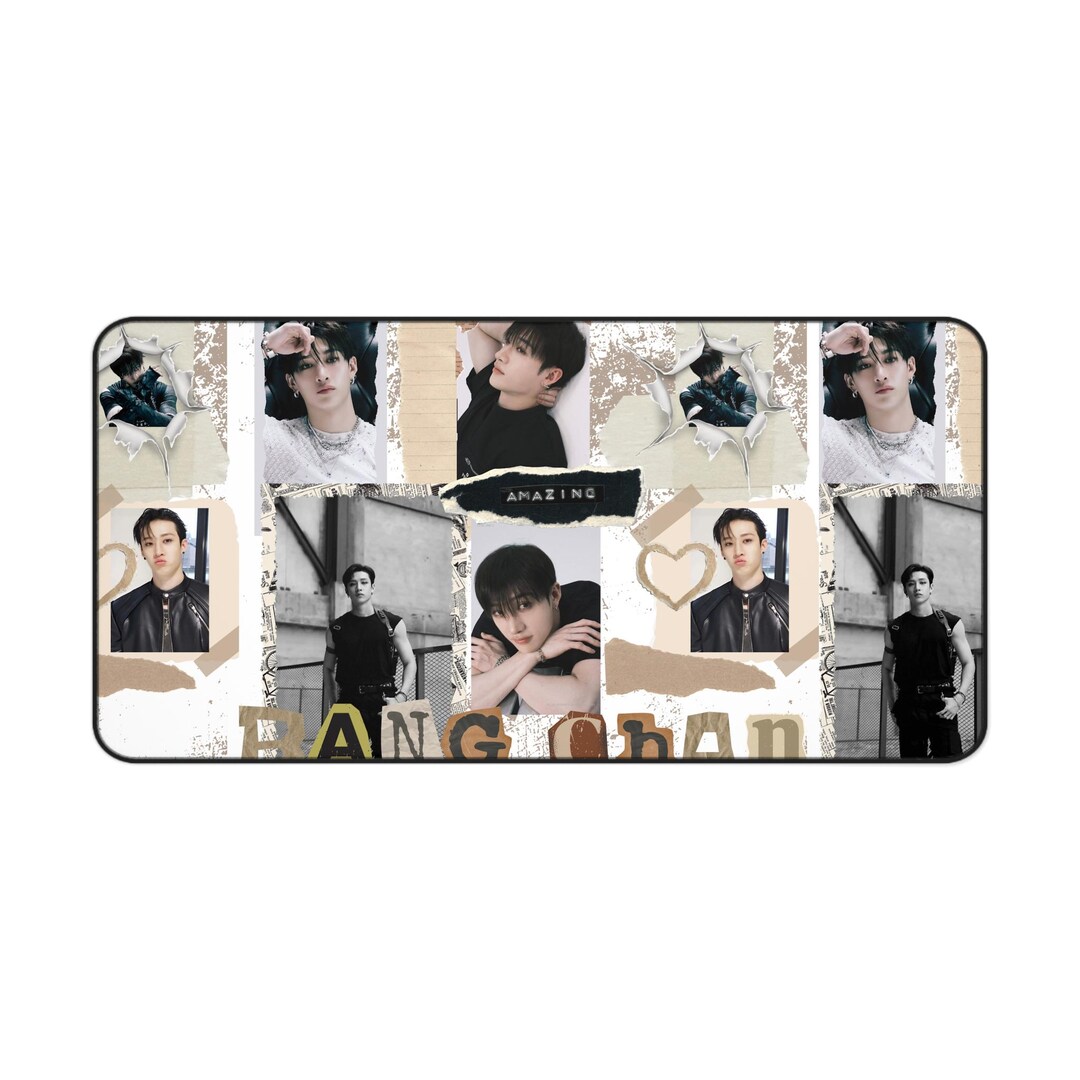 Stray Kids Bang Chan Computer Laptop Desk Mat, Kpop 12"x18" Desk Mat ...