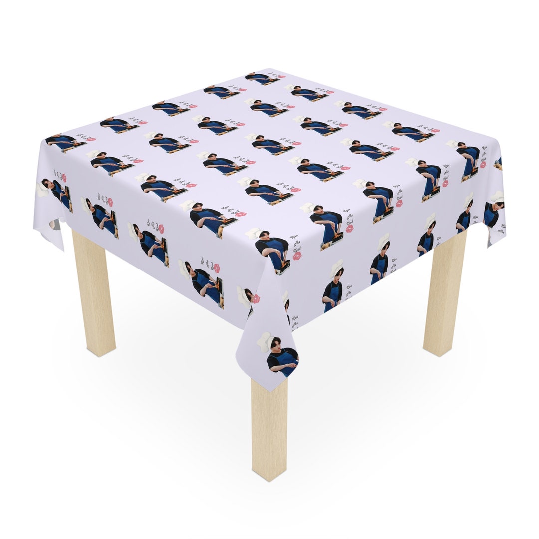 Kpop BTS Jungkook Tablecloth, Kpop Kiss the Kook JK Tablecloth BTS ...