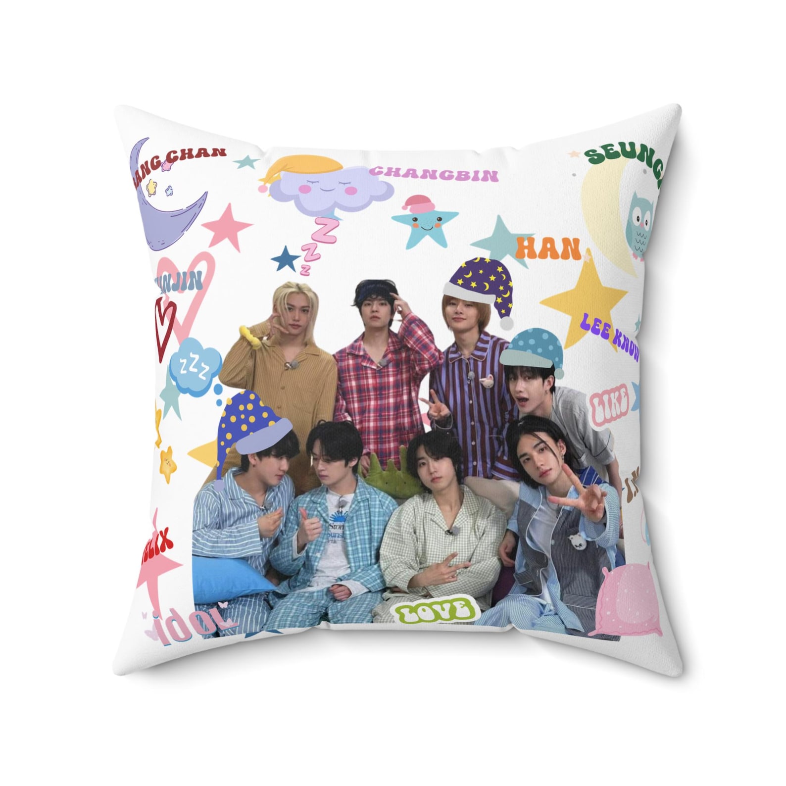 Stray Kids Pillow, Stray Kids Room Decor, Kpop Room Decor, Kpop Gift ...