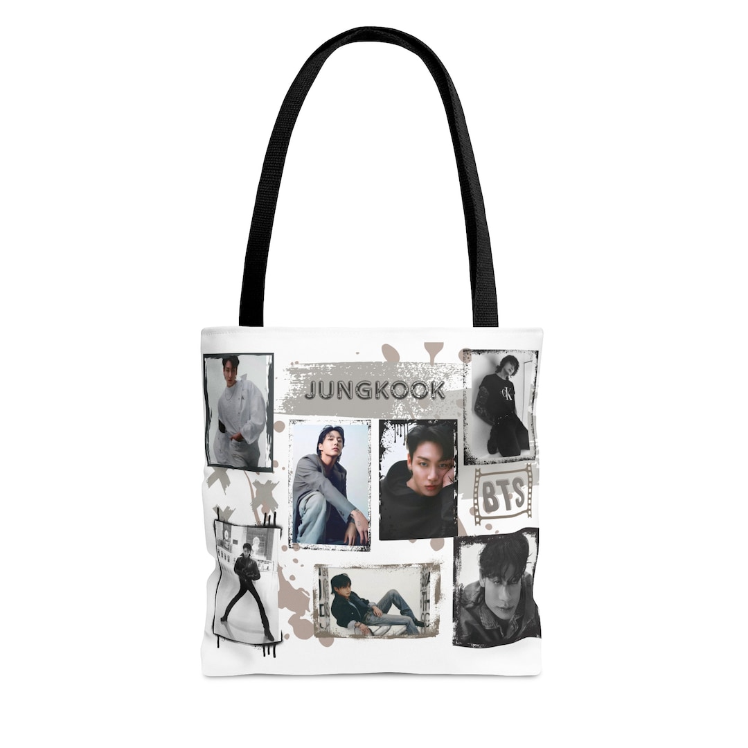 Kpop Tote Bag, BTS Jungkook Tote Bag, K-pop Shopping Bag, Kpop Fandom ...