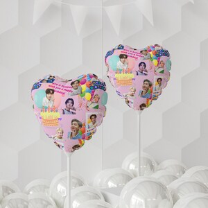 Enhypen and BTS Inspired Mylar Balloon 11", Happy Birthday Balloon, BTS ...