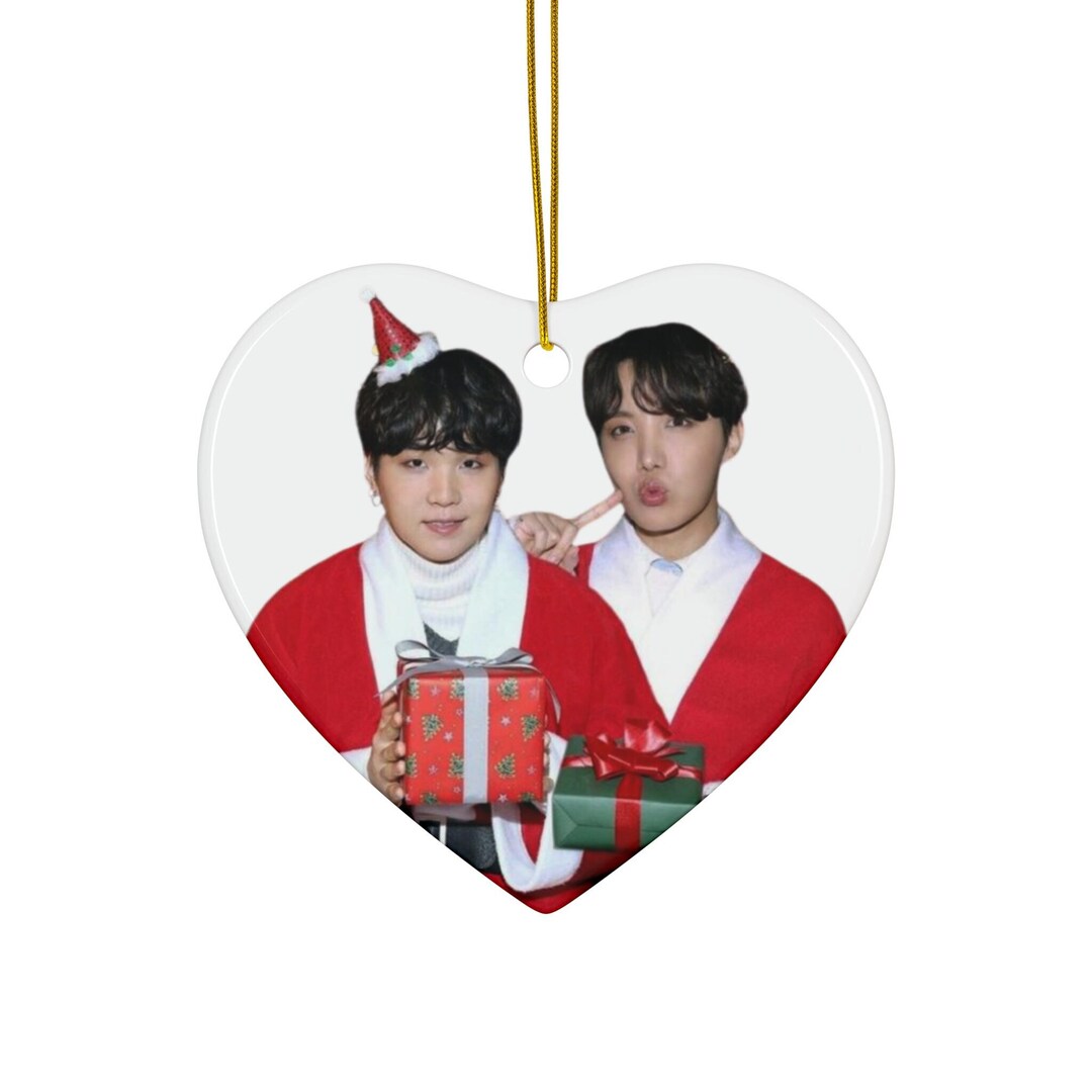 BTS Sope Christmas Ornament, BTS Ceramic Ornament, Sope Christmas ...