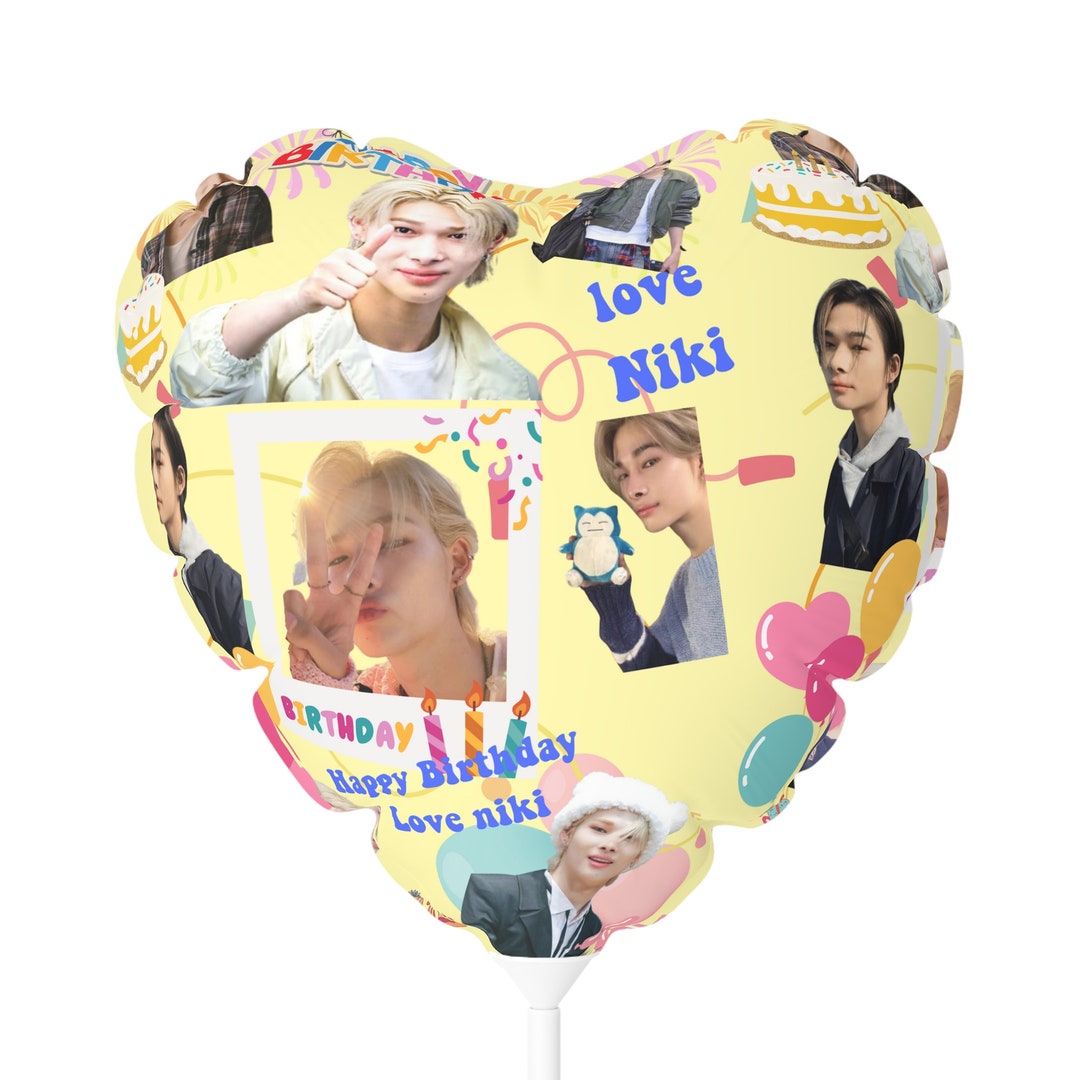 Enhypen Inspired Niki Mylar Balloon 11", Happy Birthday Balloon, Niki ...