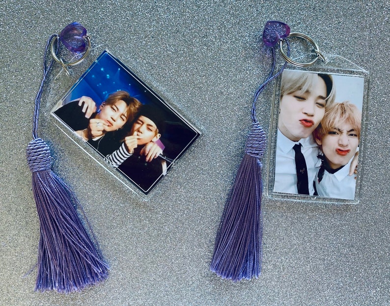 BTS Inspired Keychains Taekook Jikook Vmin Pairings Friends - Etsy