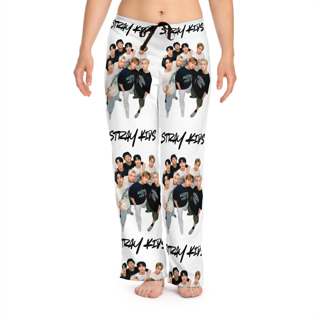 Stray Kids Pajama Pants, Womens SKZ Kpop Pajama Pants, Kpop Pajamas ...