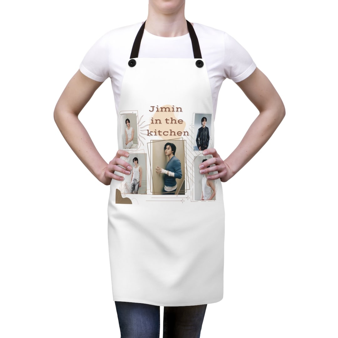 BTS Jimin in the Kitchen Apron, Cooking Apron, Baking, Kpop Apron ...