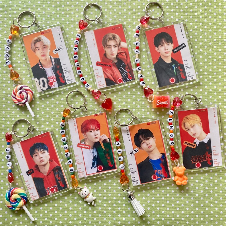 Enhypen Inspired Double Sided Bias Keychains Manifesto - Etsy