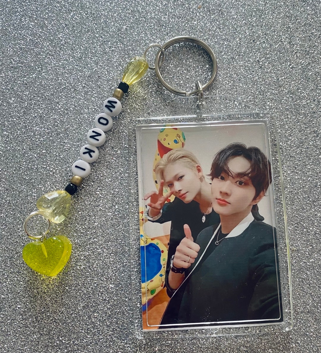 Enhypen Inspired Double Sided Wonki Keychains, Manifesto, Niki, Jungwon ...