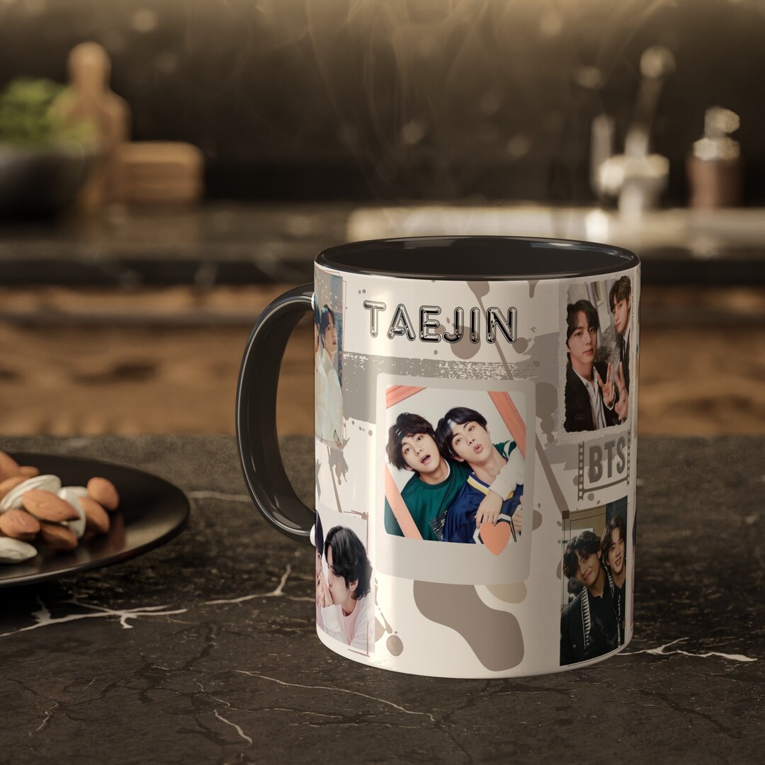 Kpop BTS Taejin 11oz Mug, Taejin Coffee Mug, Coffee Mug, Coffee Cup ...