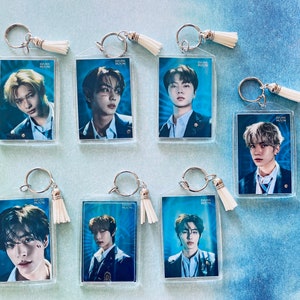 Enhypen Inspired Double Sided Bias Keychains, Dark Moon, Criminal Love ...