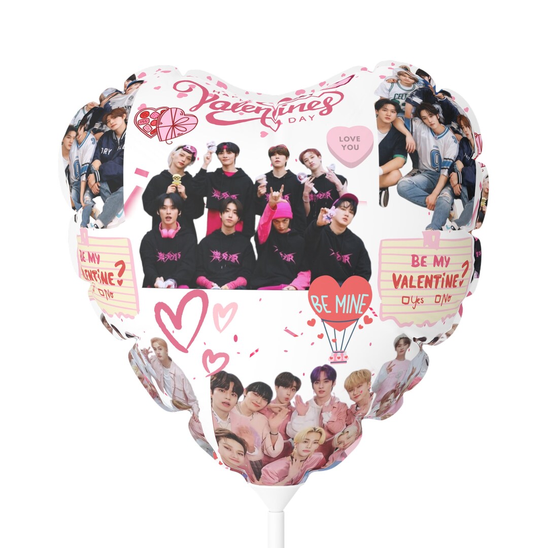 Kpop Mylar Valentines Day Balloon 11", Stray Kids Valentines Balloon ...