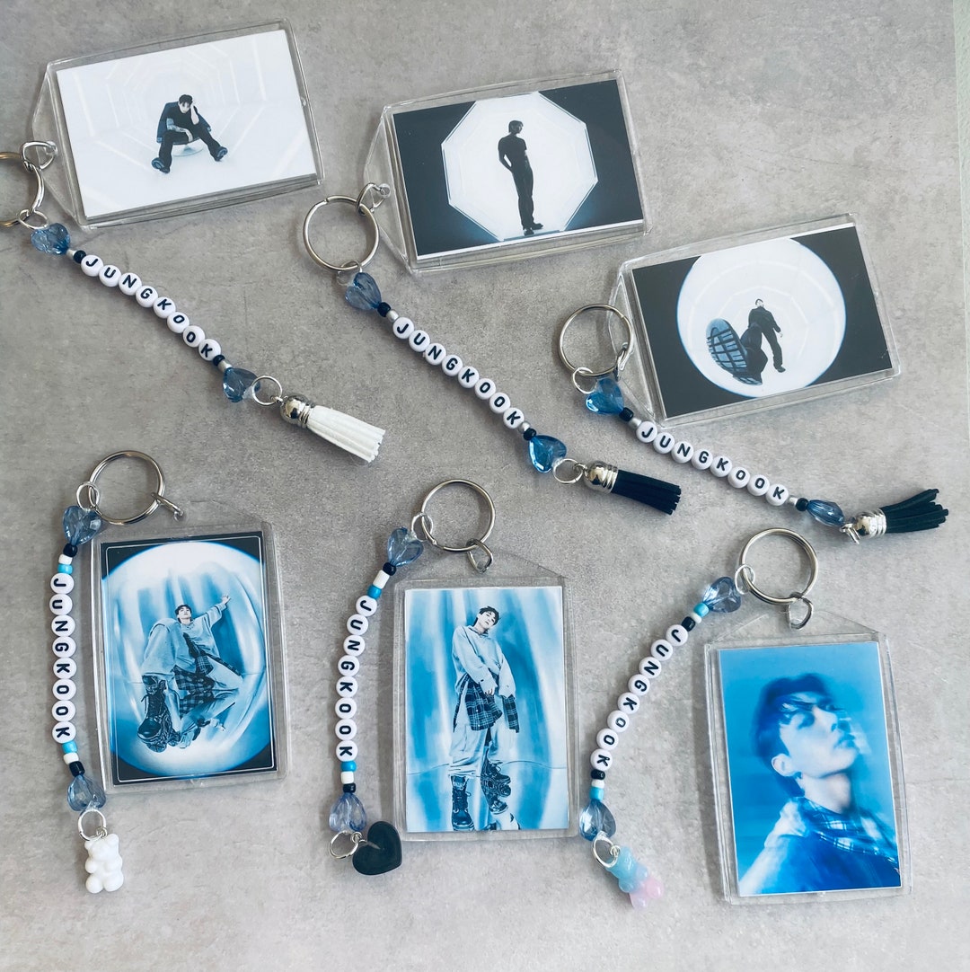 Jungkook Inspired Double Sided Jungkook 3D Keychains , Kpop Keychains ...