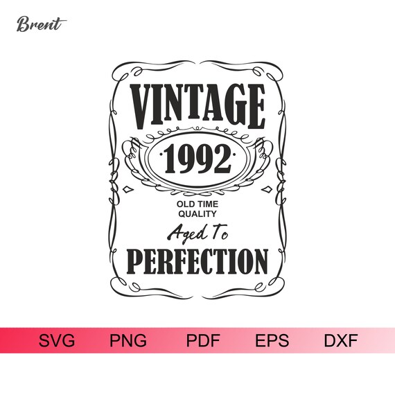 Limited Edition Funny 30th Birthday svg Silhouette png Iron On Cricut svg Aged To Perfection ...