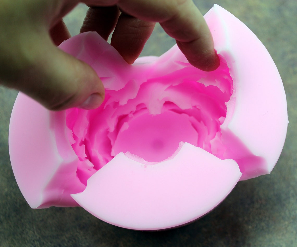 Boob flower silicone mold. Funny breast silicone mold | Etsy