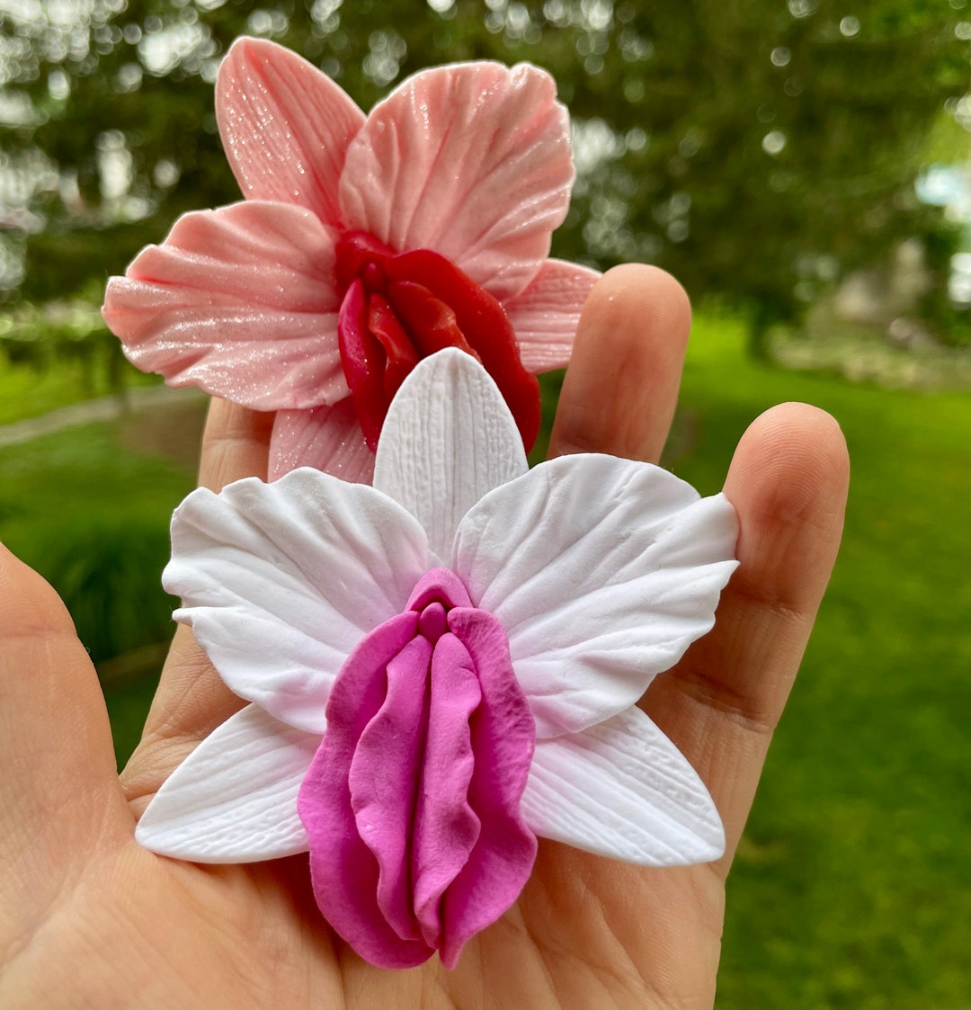 Orchid Vulva Silicone Mold. Vagina Mold. Yoni Mold - Etsy