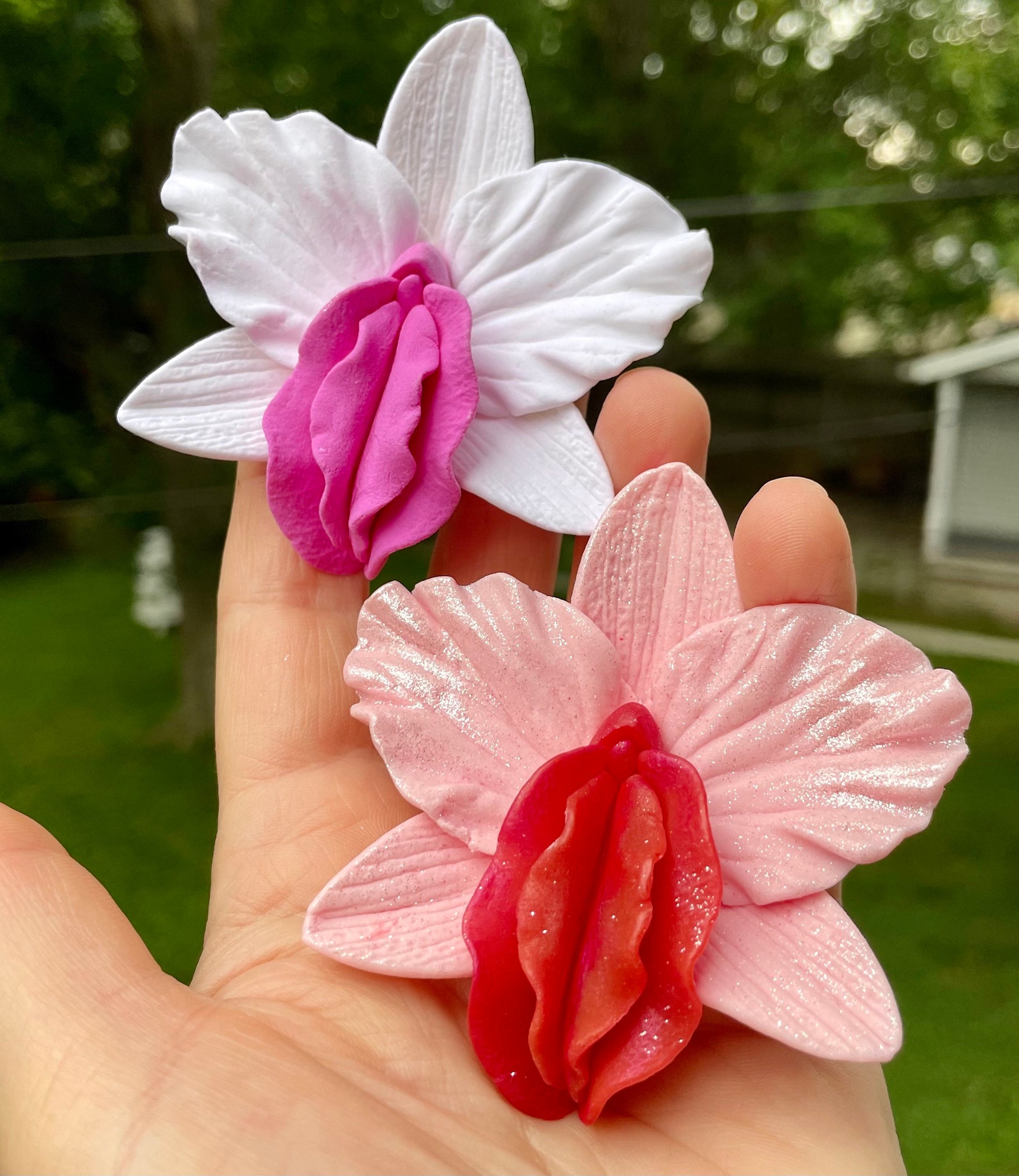 Orchid Vulva Silicone Mold. Vagina Mold. Yoni Mold - Etsy