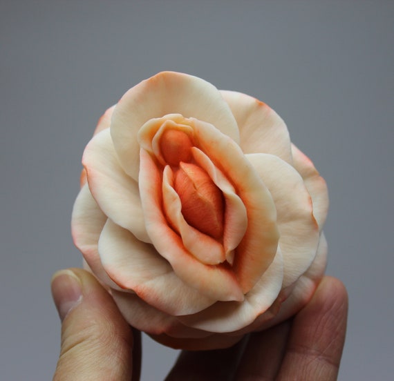 Vulva Rose Flower Silicone Mold Vagina Mold Yoni Mold Etsy