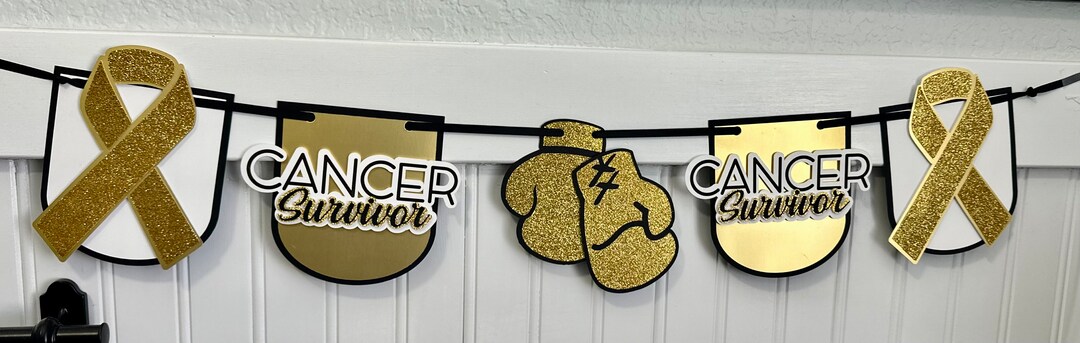 Cancer Survivor/fighter Warrior Banner, Cancer Strong, Cancer Sucks ...