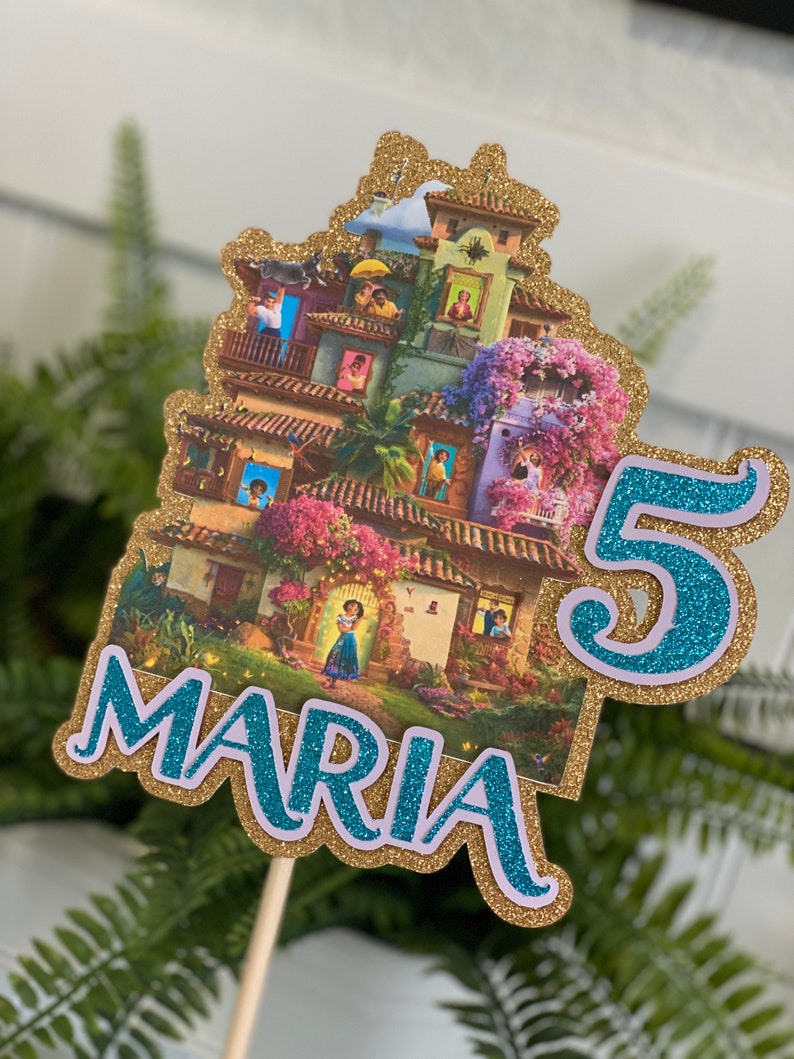 Encanto Cake Topper With Name and Age Birthday Decor - Etsy