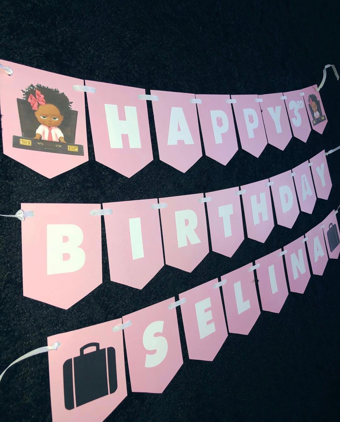 Pink Boss Babe Girl Banner Pink Girl Boss Birthday Pink - Etsy