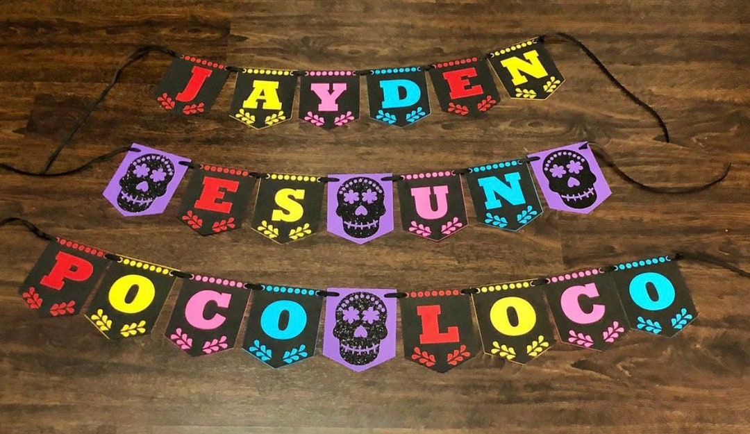 Coco Birthday Banner Poco Loco Party - Etsy