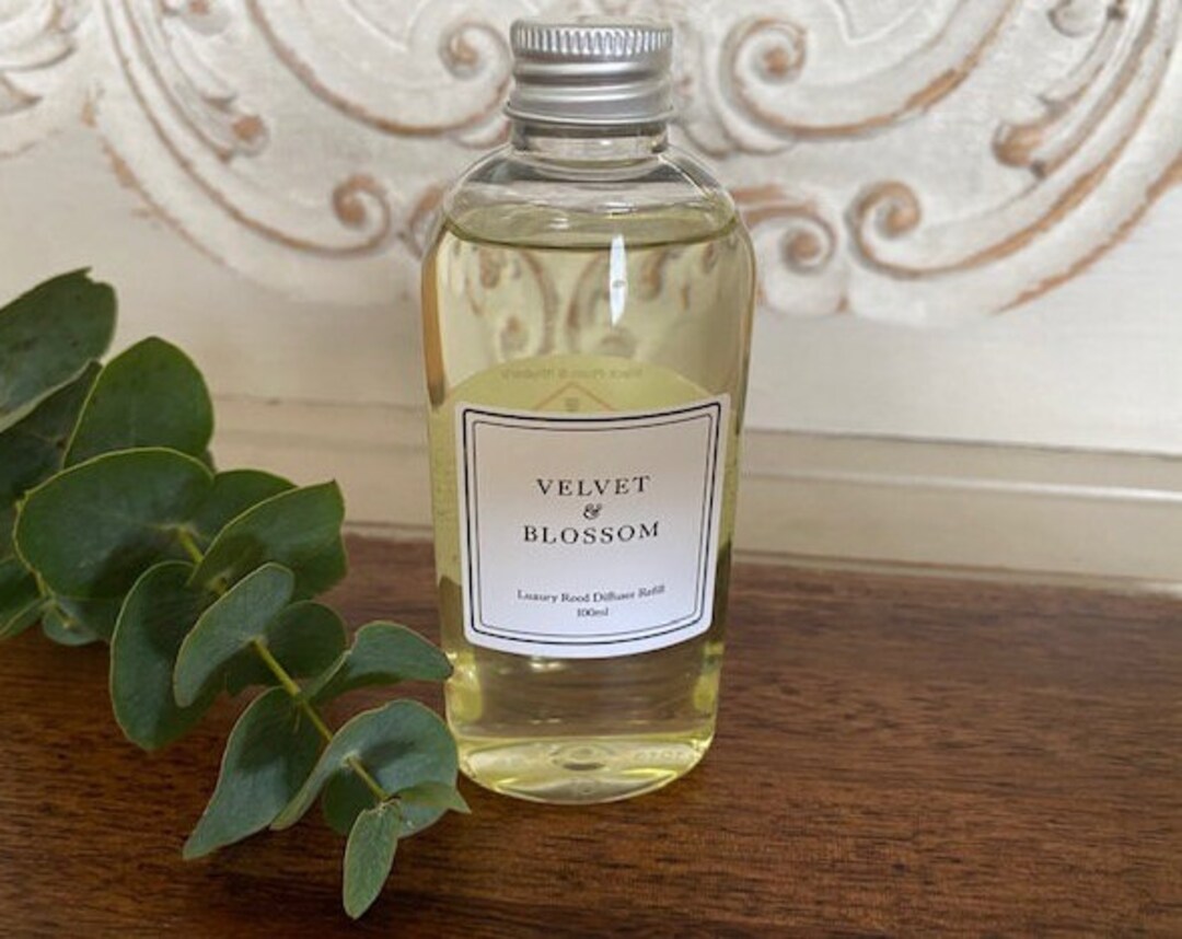 Black Plum and Rhubarb Luxury Velvet & Blossom Reed Diffuser Refill - Etsy