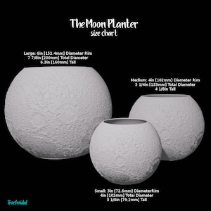 Moon Planter Pot - Etsy