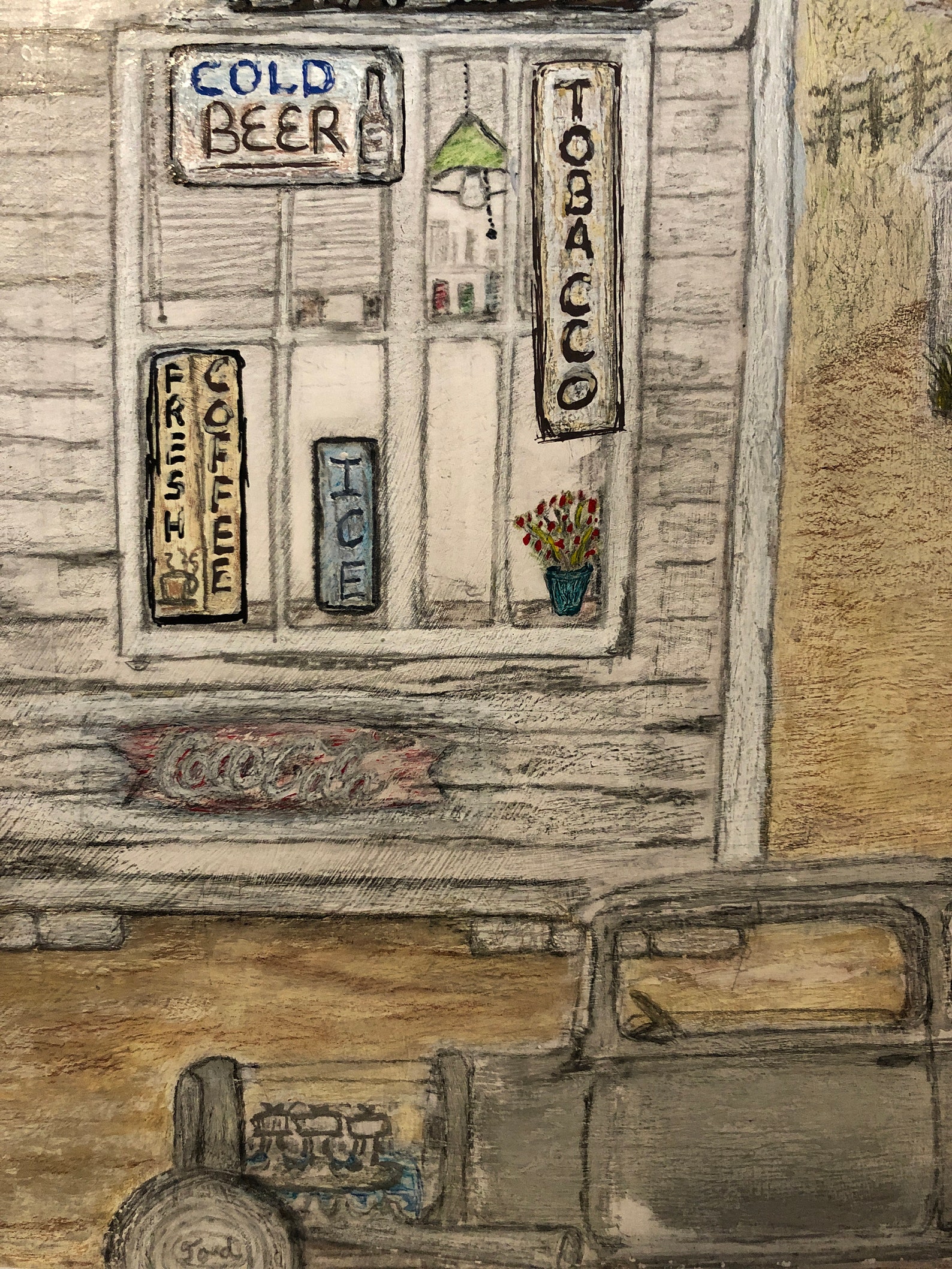 Hot Rod Art, Gas Pump Art, Gasoline Station Art, Digital Art, Art Print ...