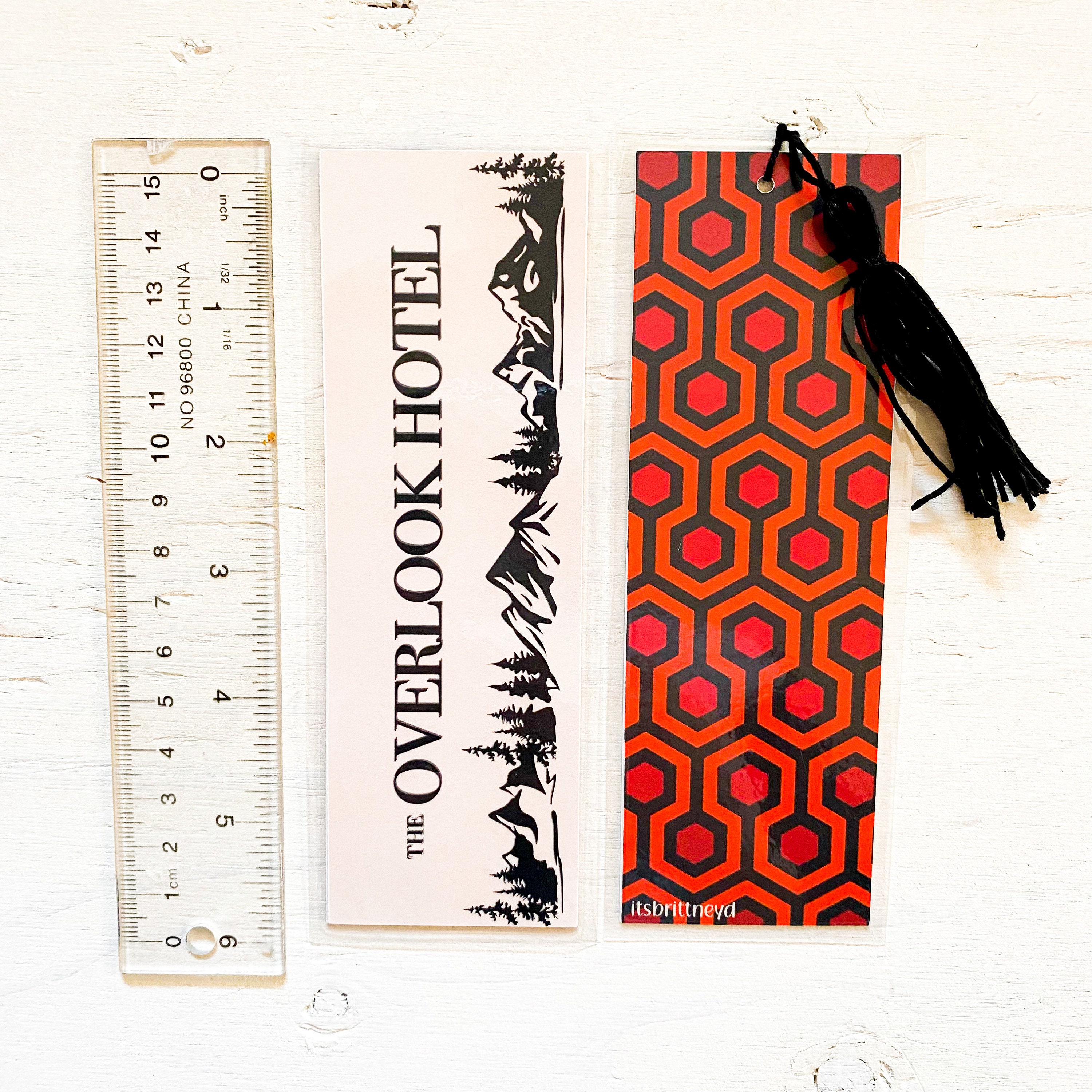 Overlook Hotel Double Sided Laminated Bookmarks With or | Etsy