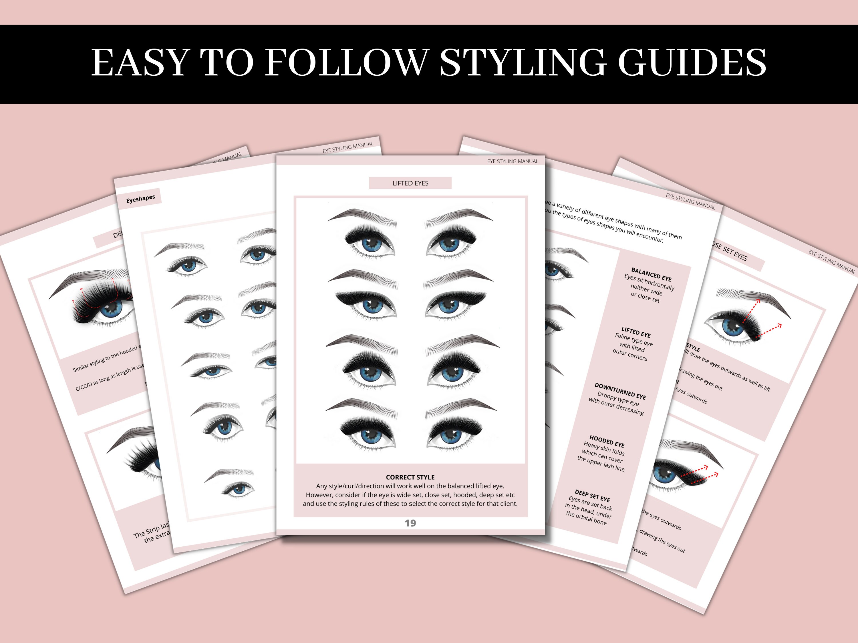 Editable Eye Styling Eyelash Extensions Manual. PDF & Word Downloads ...