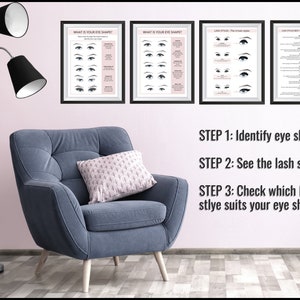 Lash Mapping Lash Styling A4 Wall Print Out. Styling Guides to Assist ...