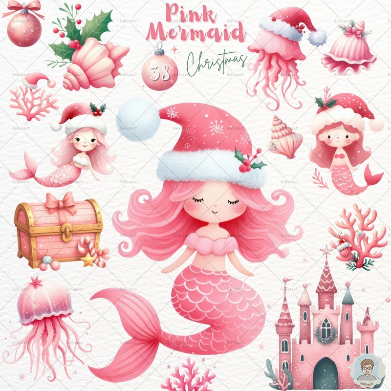 Christmas Mermaid - Etsy