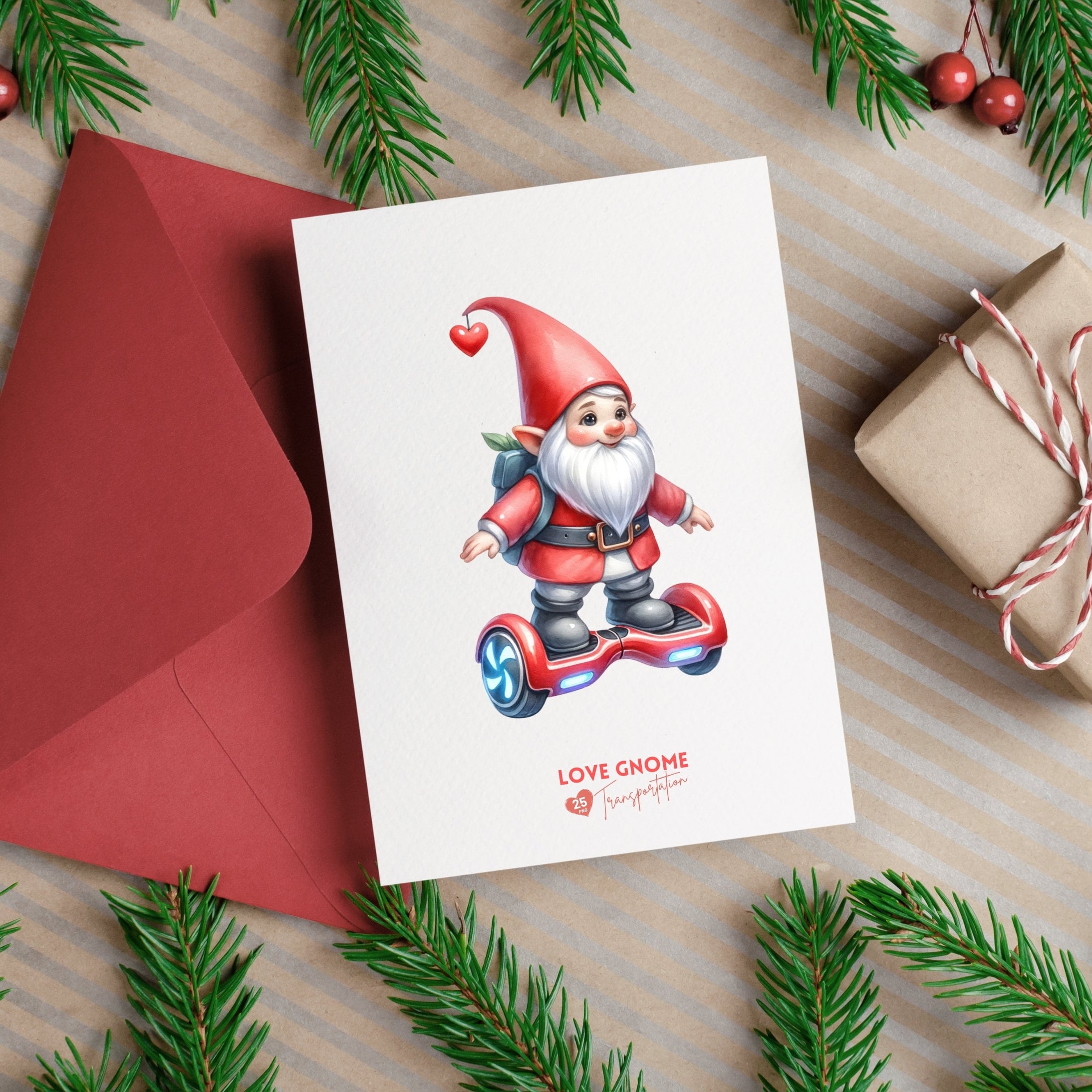 Watercolor Gnome Vehicles Clipart, Gnome Transporation, Clipart for ...