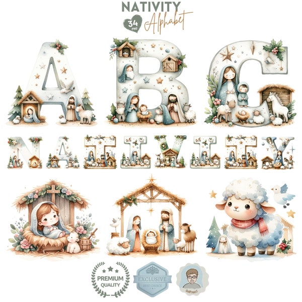 Christian Alphabet Letters - Etsy