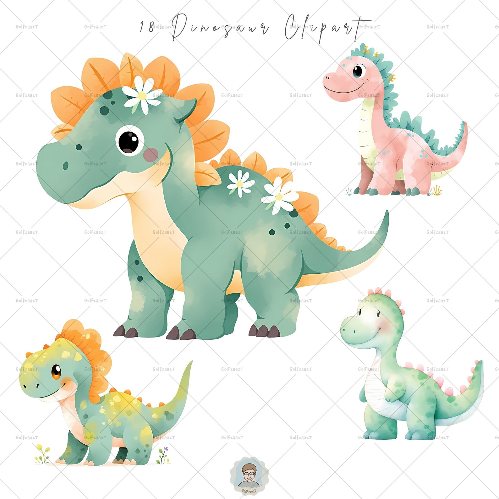 Dinosaur Alphabet Clipart, Dino Letter, Dinosaur PNG, Dinosaur Nursery ...