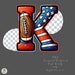 Touchdown Typography, American Football Alphabet & Numbers PNG Clipart ...