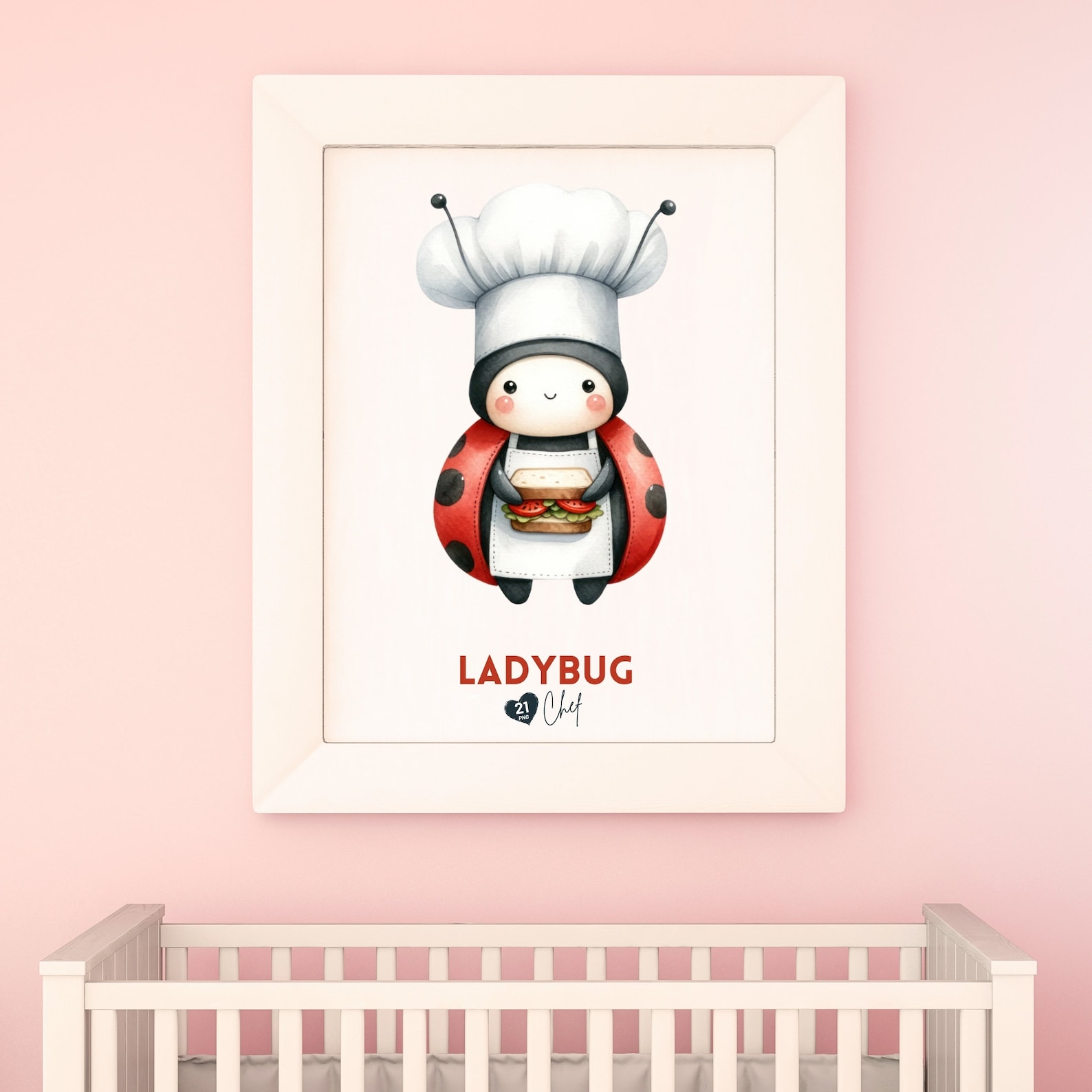 Ladybug Chef Clipart, Cute Cooking Insects PNG Collection, Adorable ...